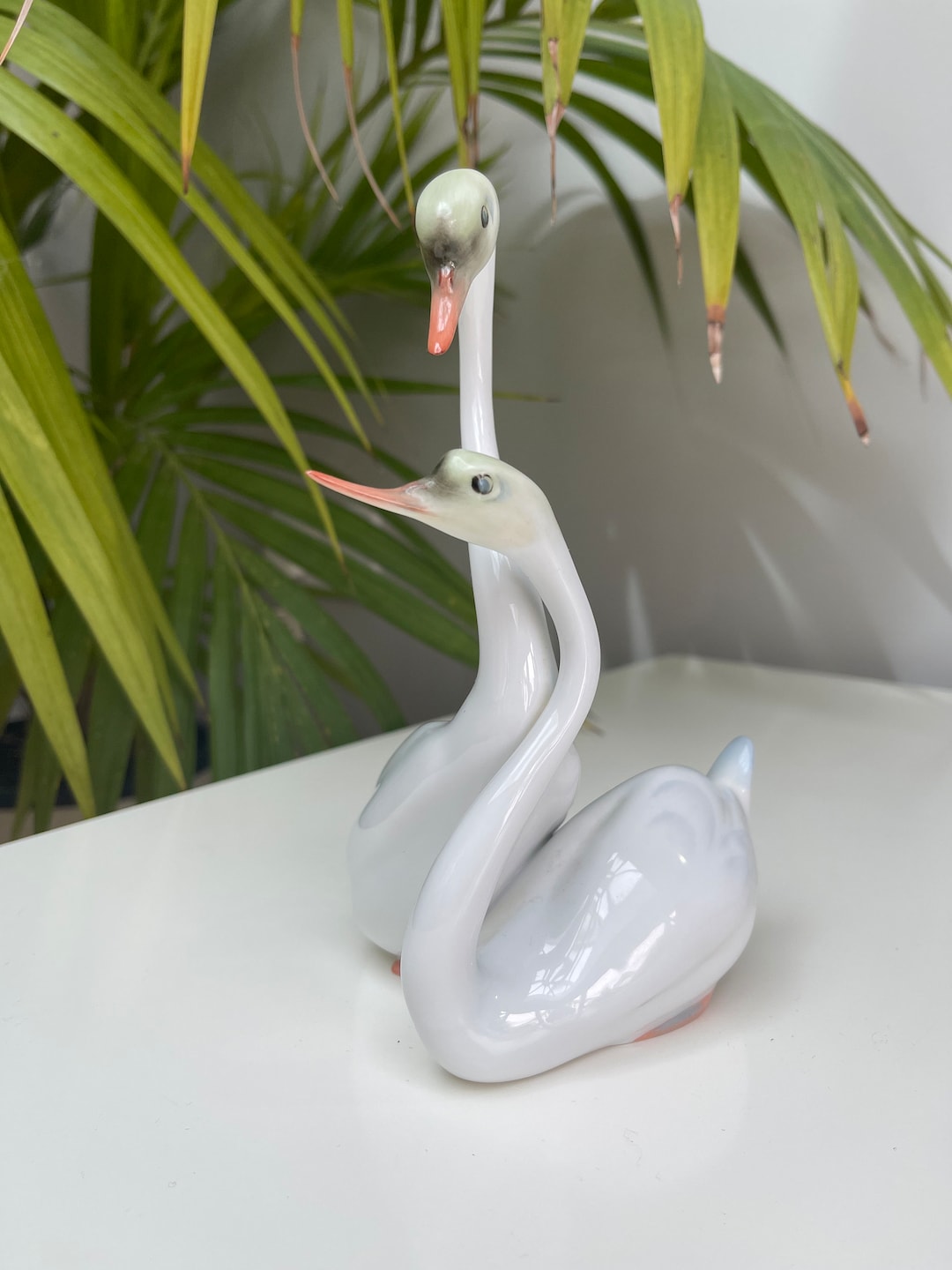 Herend Porcelain Swans: Hand-painted Waterfowl Collection, 1992 - Etsy