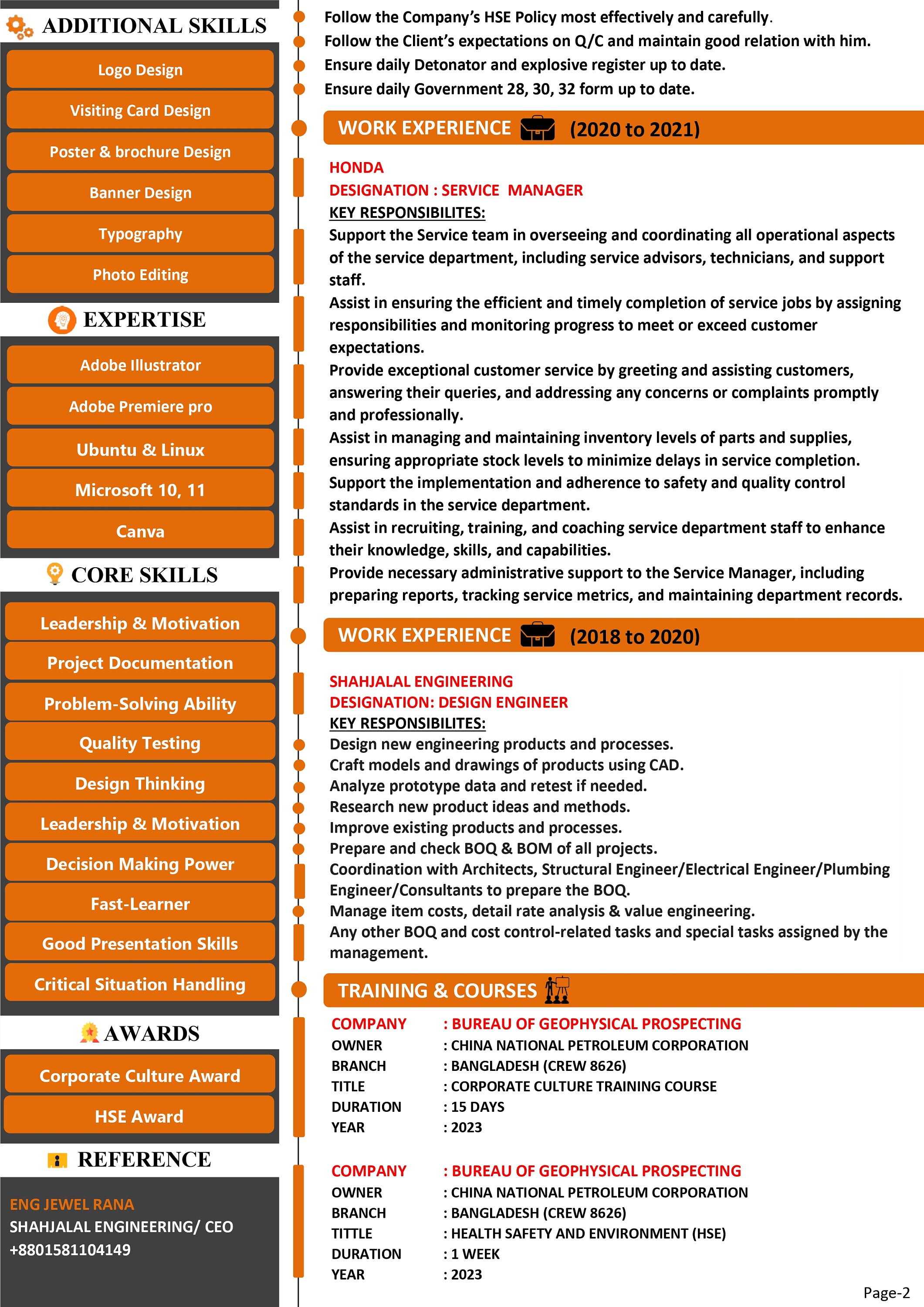 Professional 3 Page Resume Template - Etsy