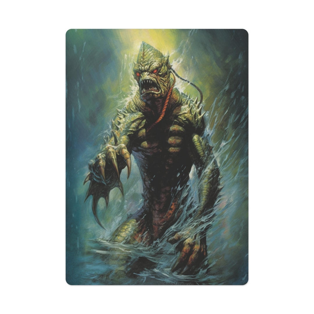 Classic Horror Creature Poker Cards - Etsy