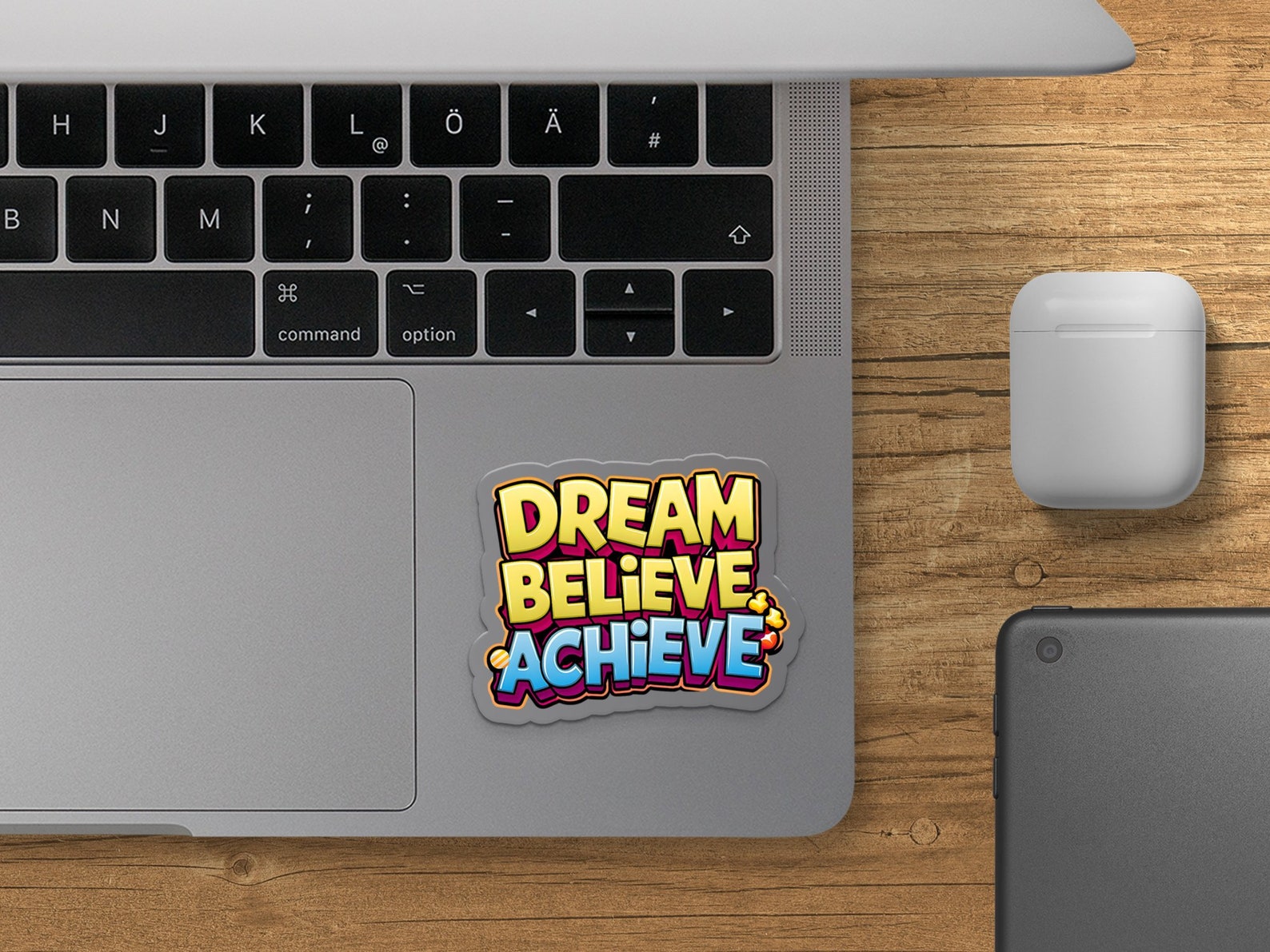 Motivational Sticker, Dream Believe Achieve Sticker, Office Decor ...