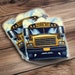 School Bus Sticker, Cute Bus Art, Perfect for Laptops and Backpacks ...