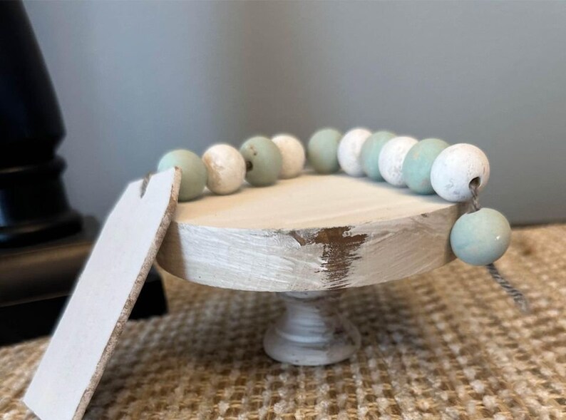 Mini Wooden Riser Round Home Accent Farmhouse Tier Tray Tiered Tray ...