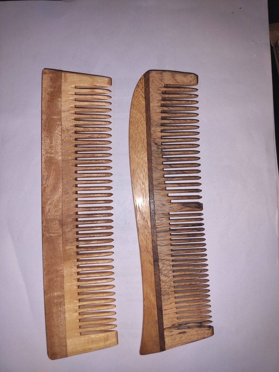 Neem Wood Comb - Etsy