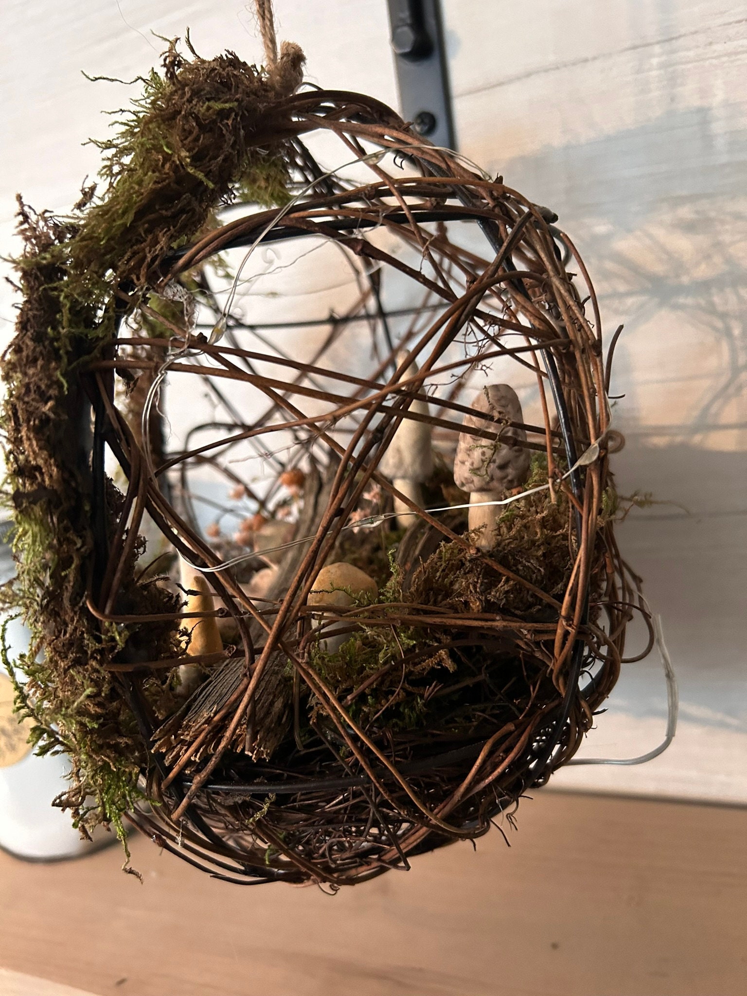 Whimsical Mushroom Home Decor Natural Decor, Woodland Art, Ecofriendly ...