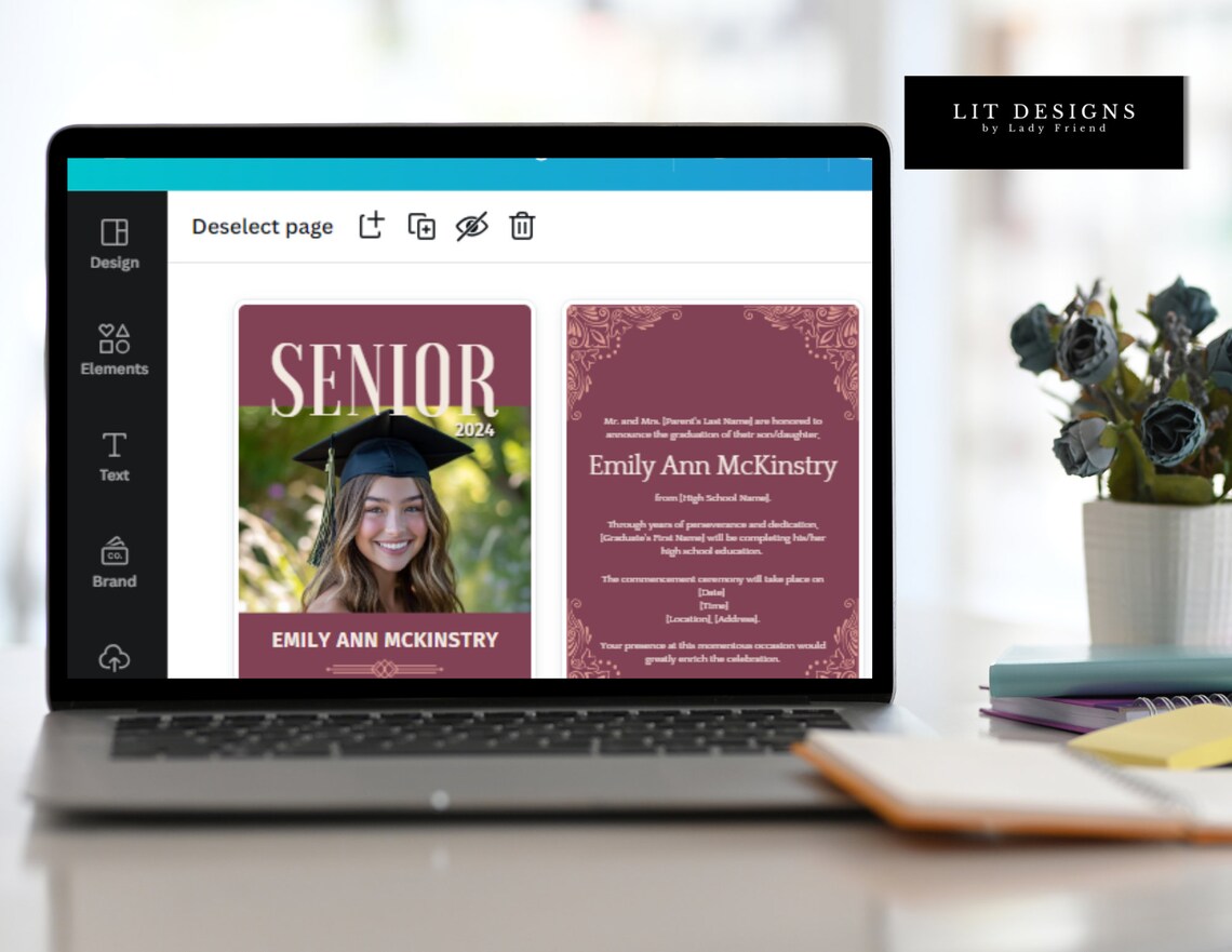 Graduation Invitation | Graduation Invitation Template | Graduation ...