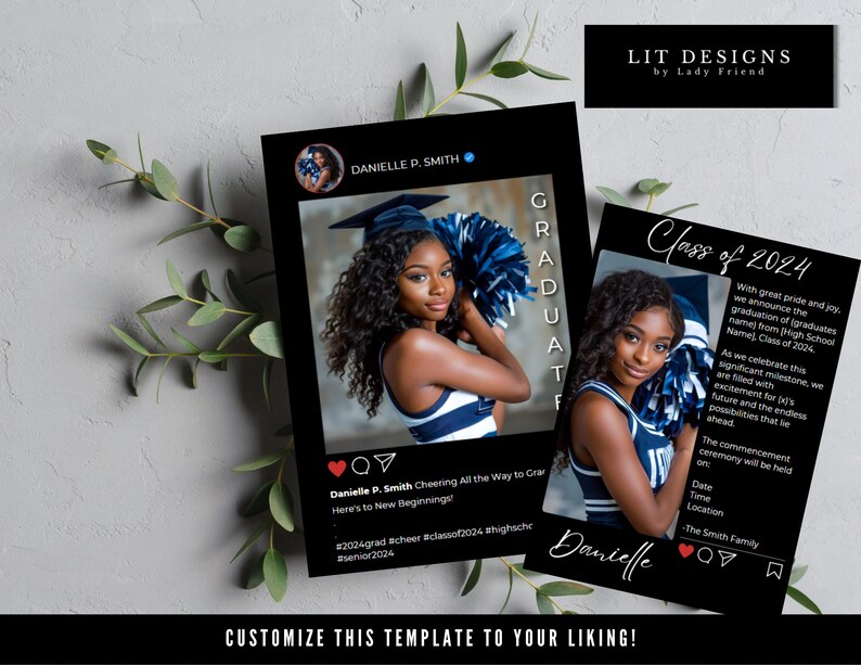 Graduation Invitation | Graduation Invitation Template | Graduation ...