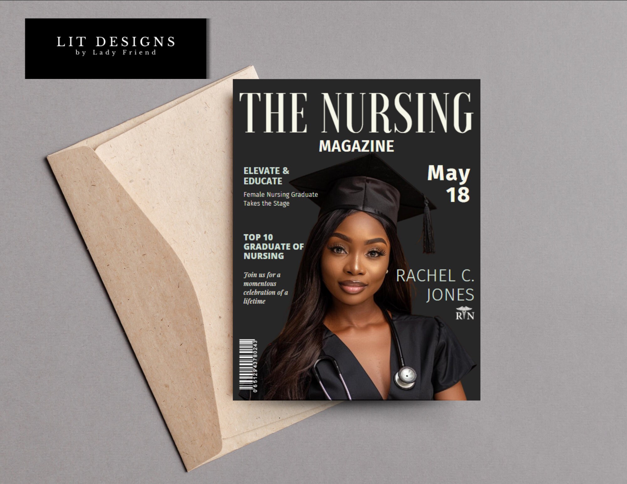 Graduation Magazine | Graduation Invitation Template | Graduation ...