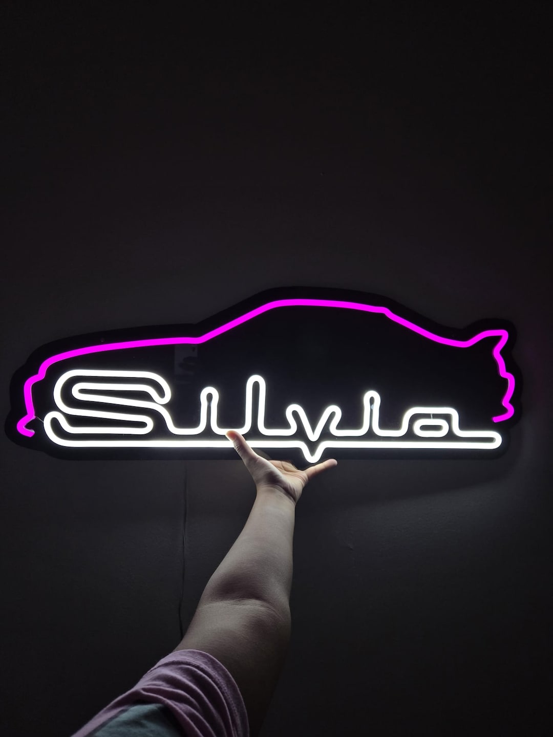 S14 Silvia Silhoutte LED Decor Sign - Etsy