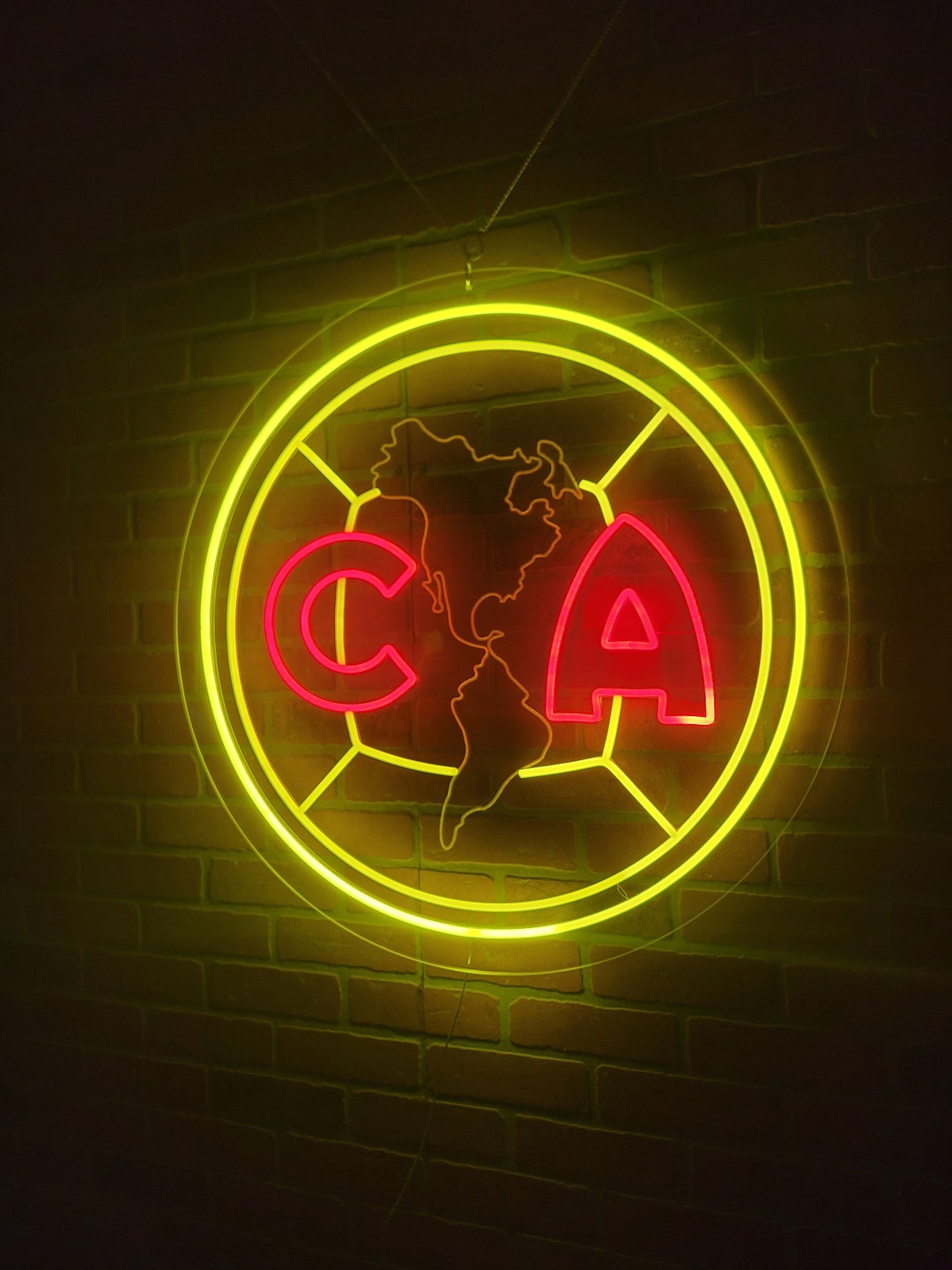 CLUB AMERICA LED Decor Sign - Etsy