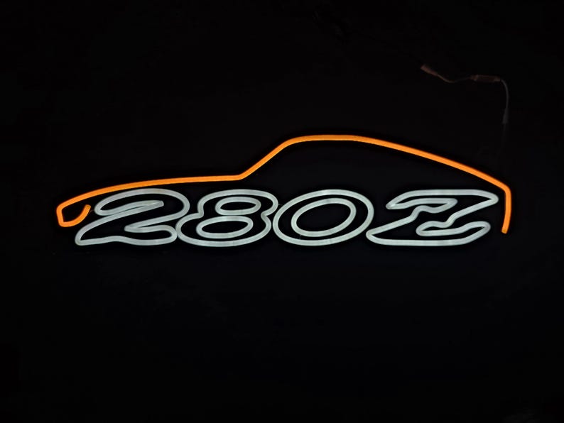 DATSUN 280Z Silhoutte LED Decor Sign - Etsy