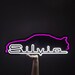 S14 Silvia Silhoutte LED Decor Sign - Etsy