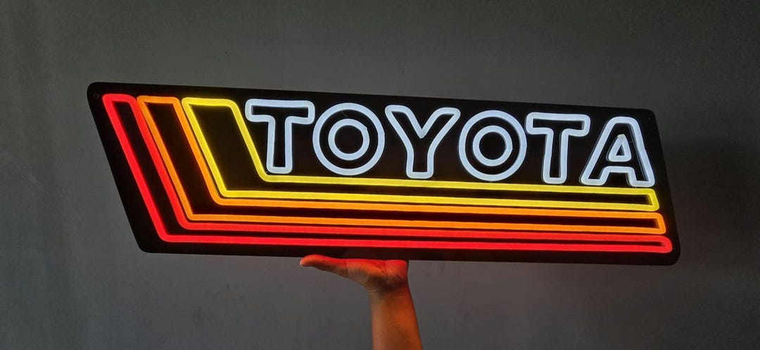 Toyota LED Decor Sign - Etsy