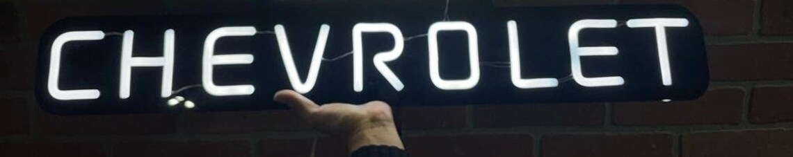 CHEVROLET LED SIGN - Etsy