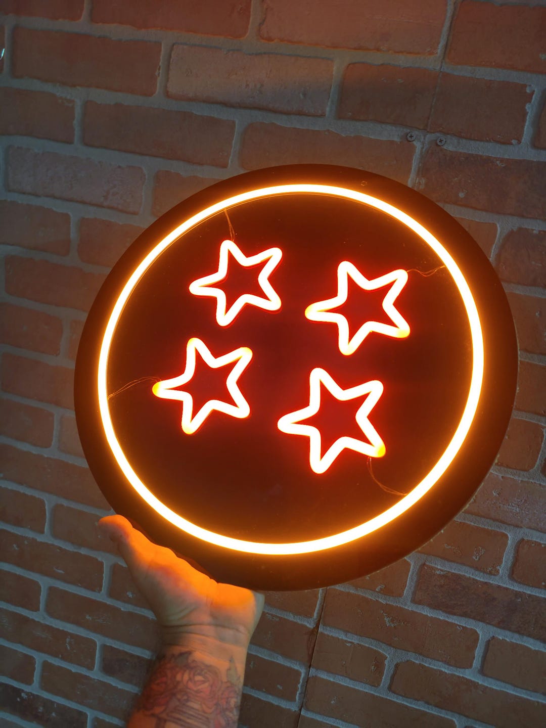 Dragon 4 Star Ball LED Decor Sign - Etsy