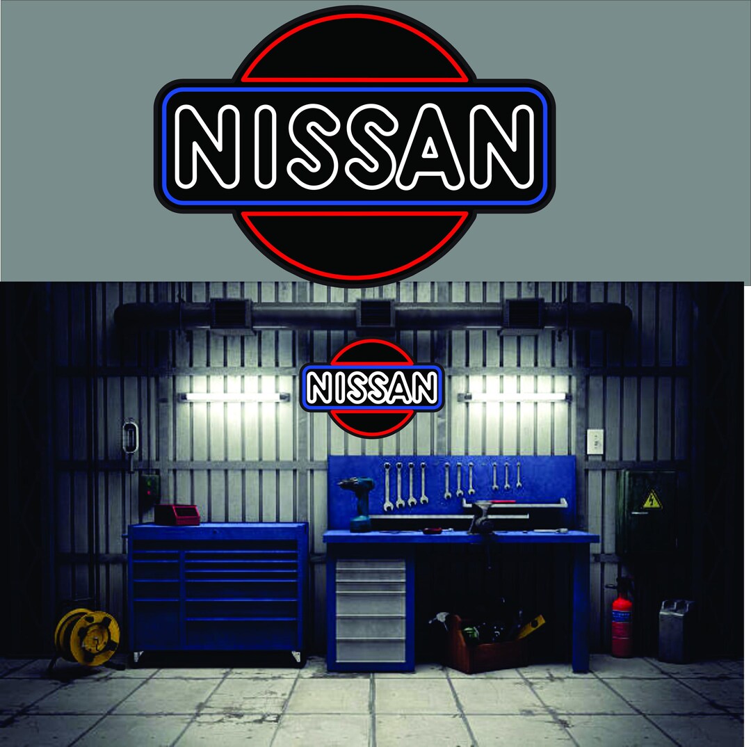 Nissan LED Decor Sign - Etsy