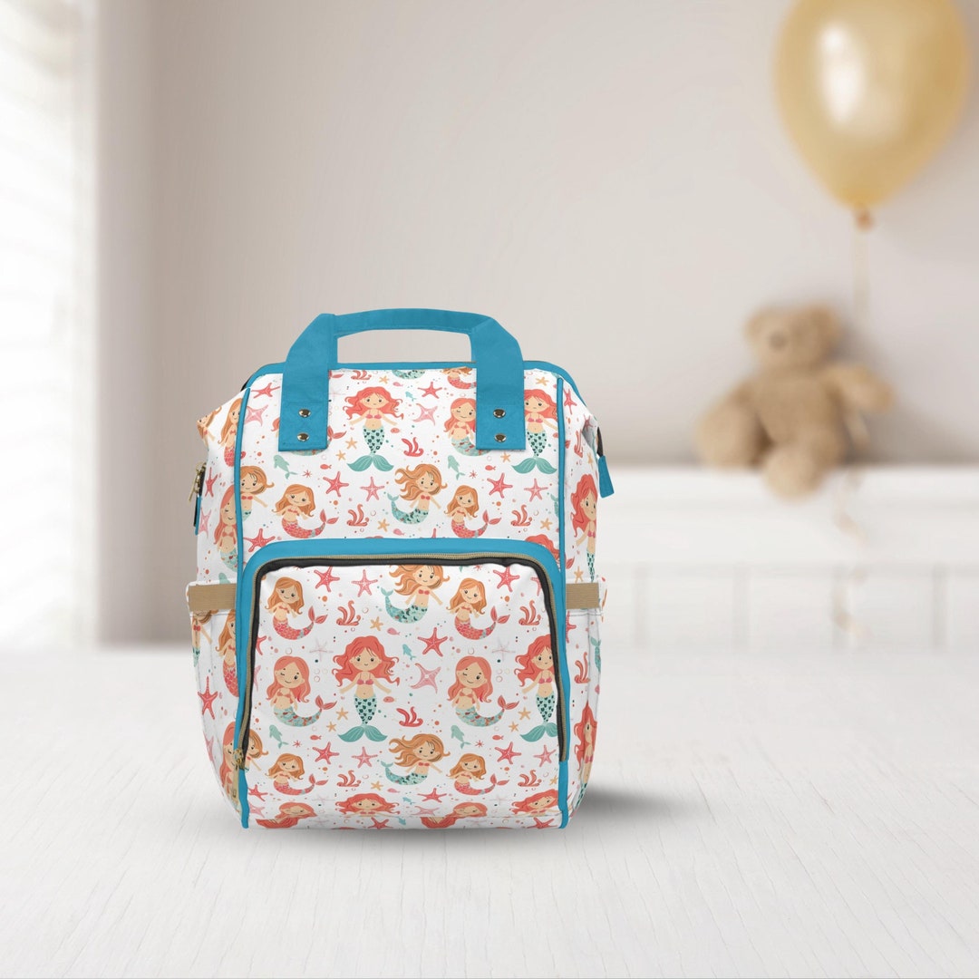 Guardería de sirena, mochila con bolsa de pañales, lindo regalo de ...