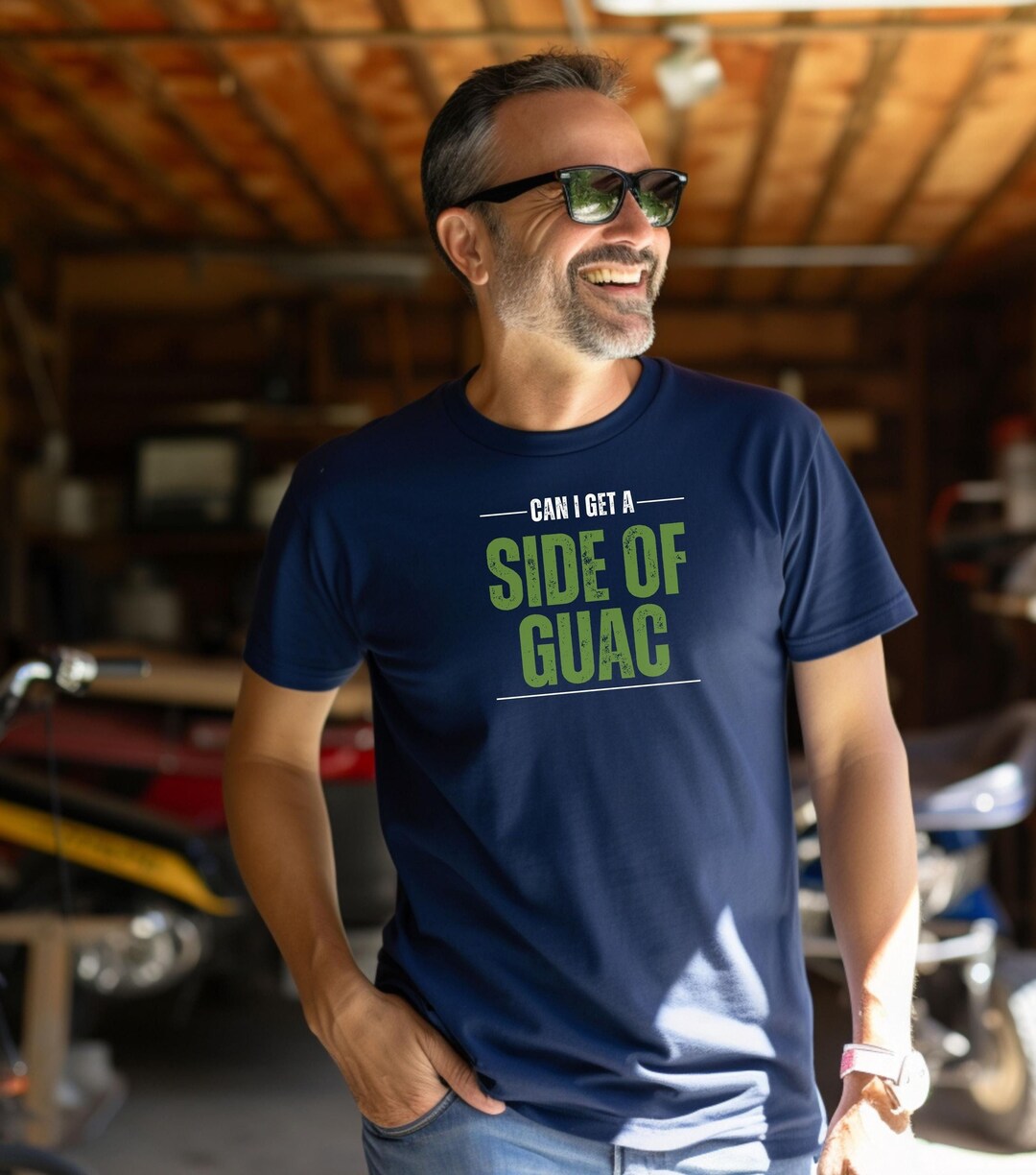 Side of Guac Shirt, Guac Shirt, Guacamole T-shirt, Mexican Food Lover ...