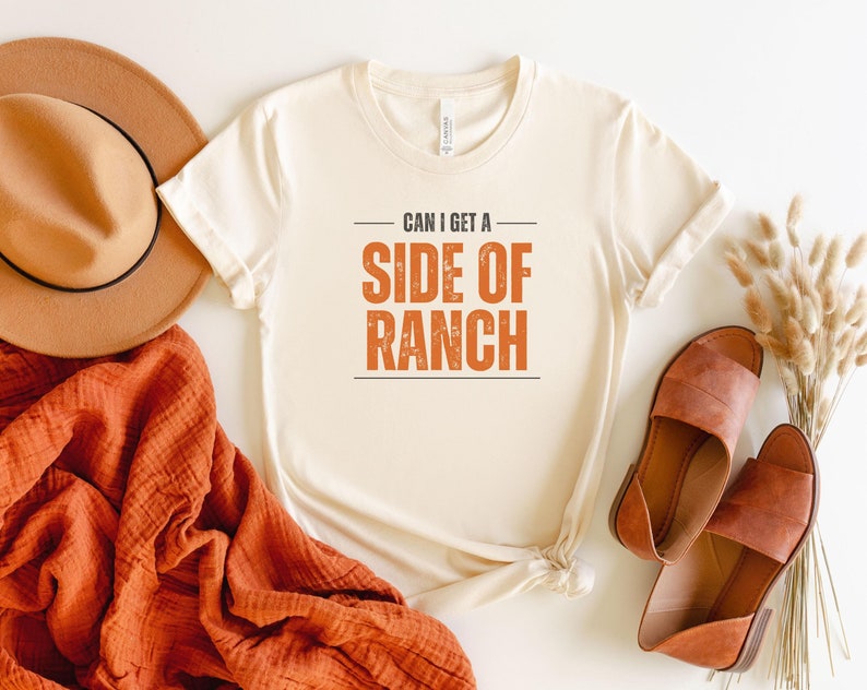 Ranch Dressing Lover T-shirt, Ranch Dressing Shirt, Condiment Shirt ...