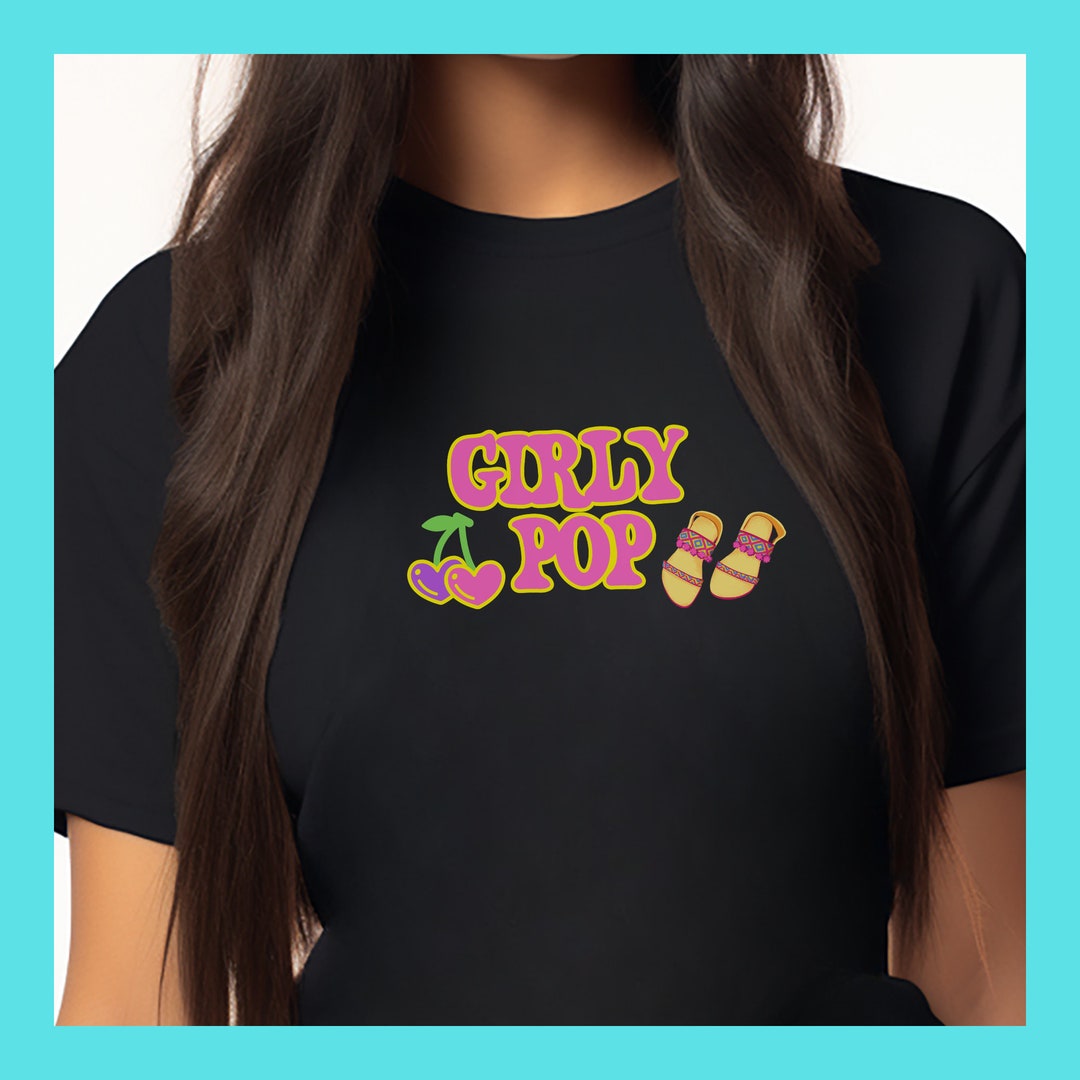 Girly Pop Hearts and Sandals Adorable Girly Pop Shirt With Heart ...