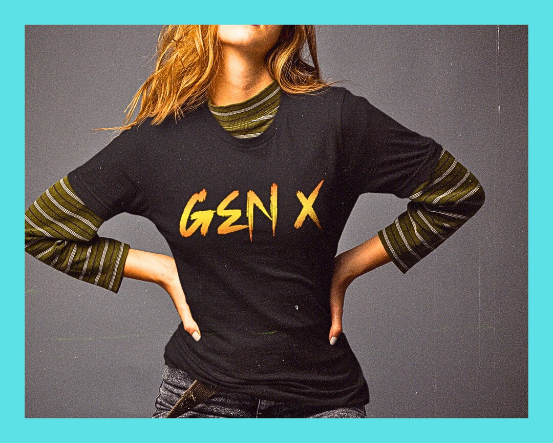 Gen X Generation X Since 1965 Rock Style T-shirt - Etsy