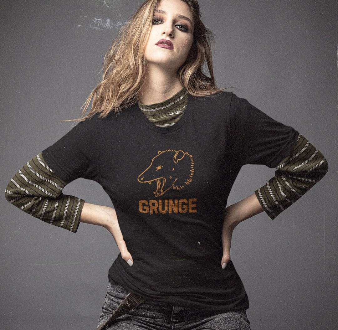 Grunge Music Possum Rage Seattle Music, Grunge Movement Unisex Jersey ...