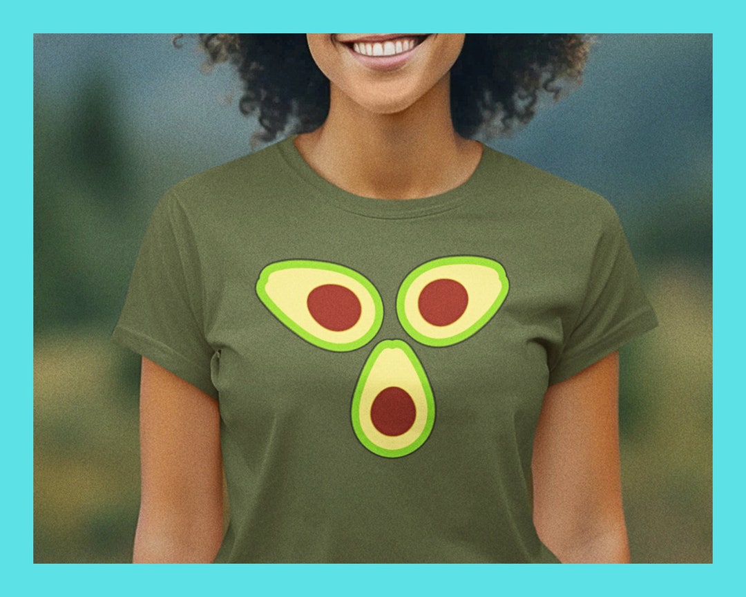 Avocado Mask Avocado Monster Avocado Lovert-shirt - Etsy