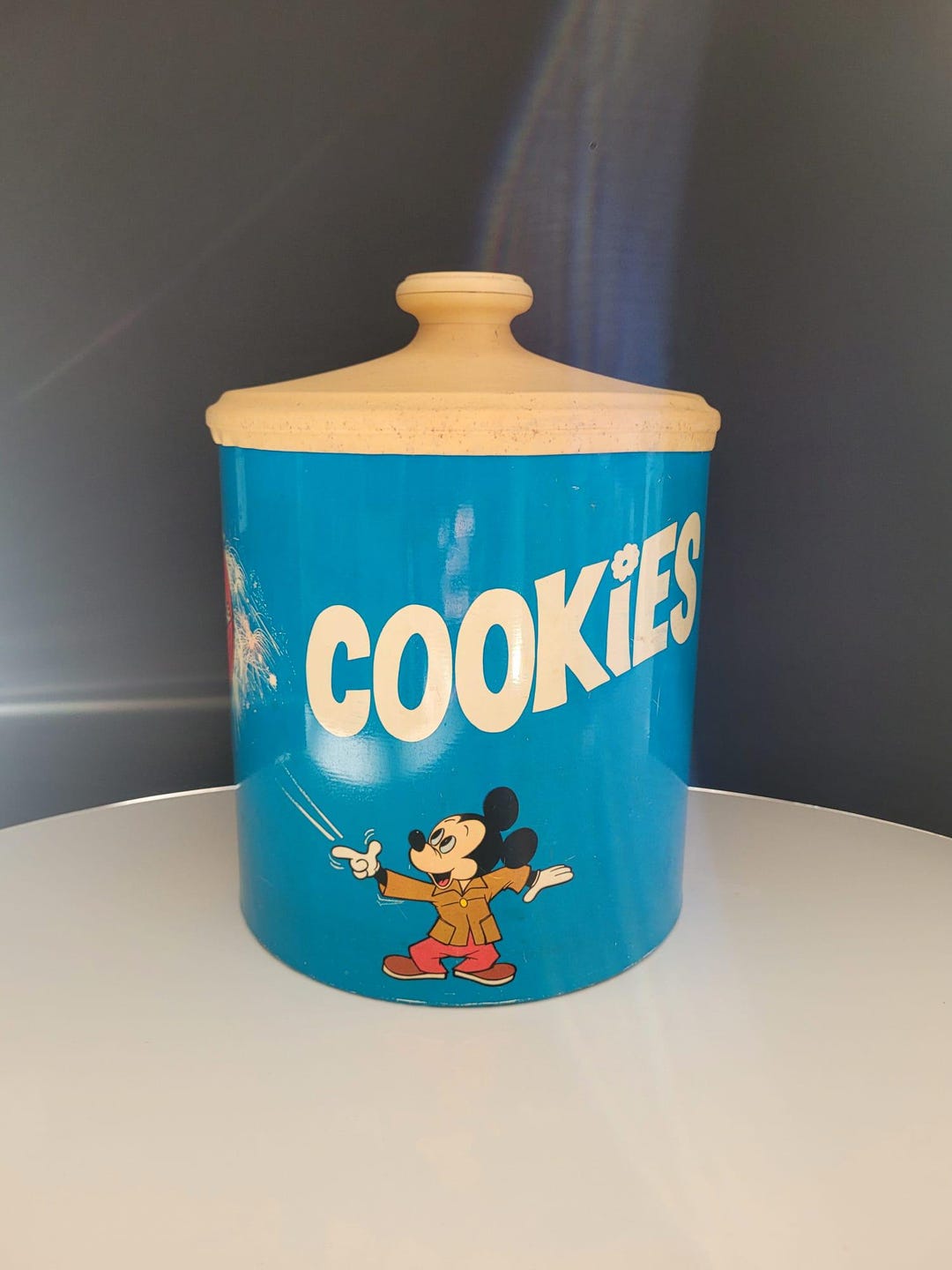 Vintage Disney Mickey Mouse Cookie Jar Cheinco Housewares Mickey