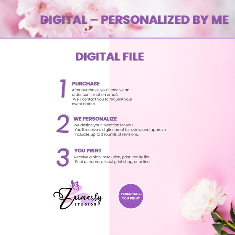 Custom 15th Birthday Party Invite, Quinceañera Light Purple Birthday ...