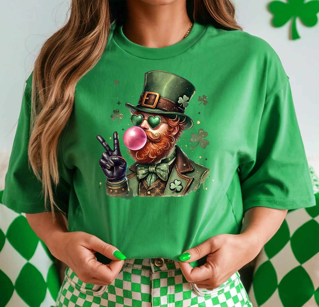 Lucky Leprechaun Graphic Tee: St Patricks Day Apparel - Etsy