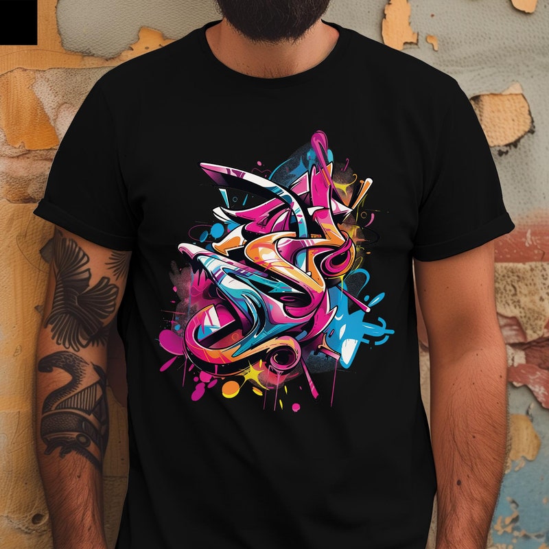 Graffiti Shirt - Etsy