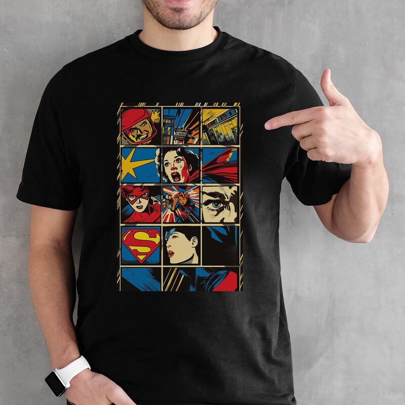 Comic Shirt - Etsy