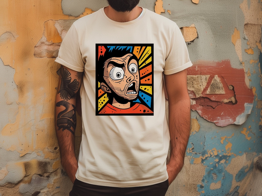 Pop Art Comic Strip Tshirt, Pop Art Tee, Comic Strip Shirt, Vintage ...