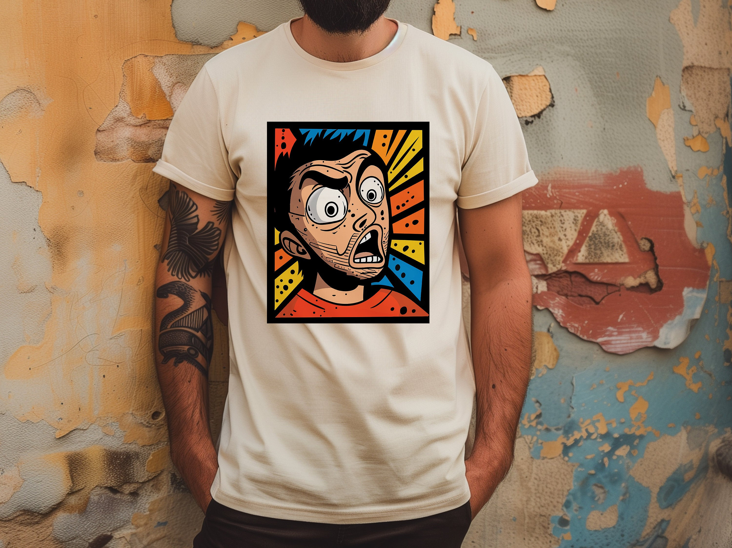 Pop Art Comic Strip Tshirt, Pop Art Tee, Comic Strip Shirt, Vintage ...
