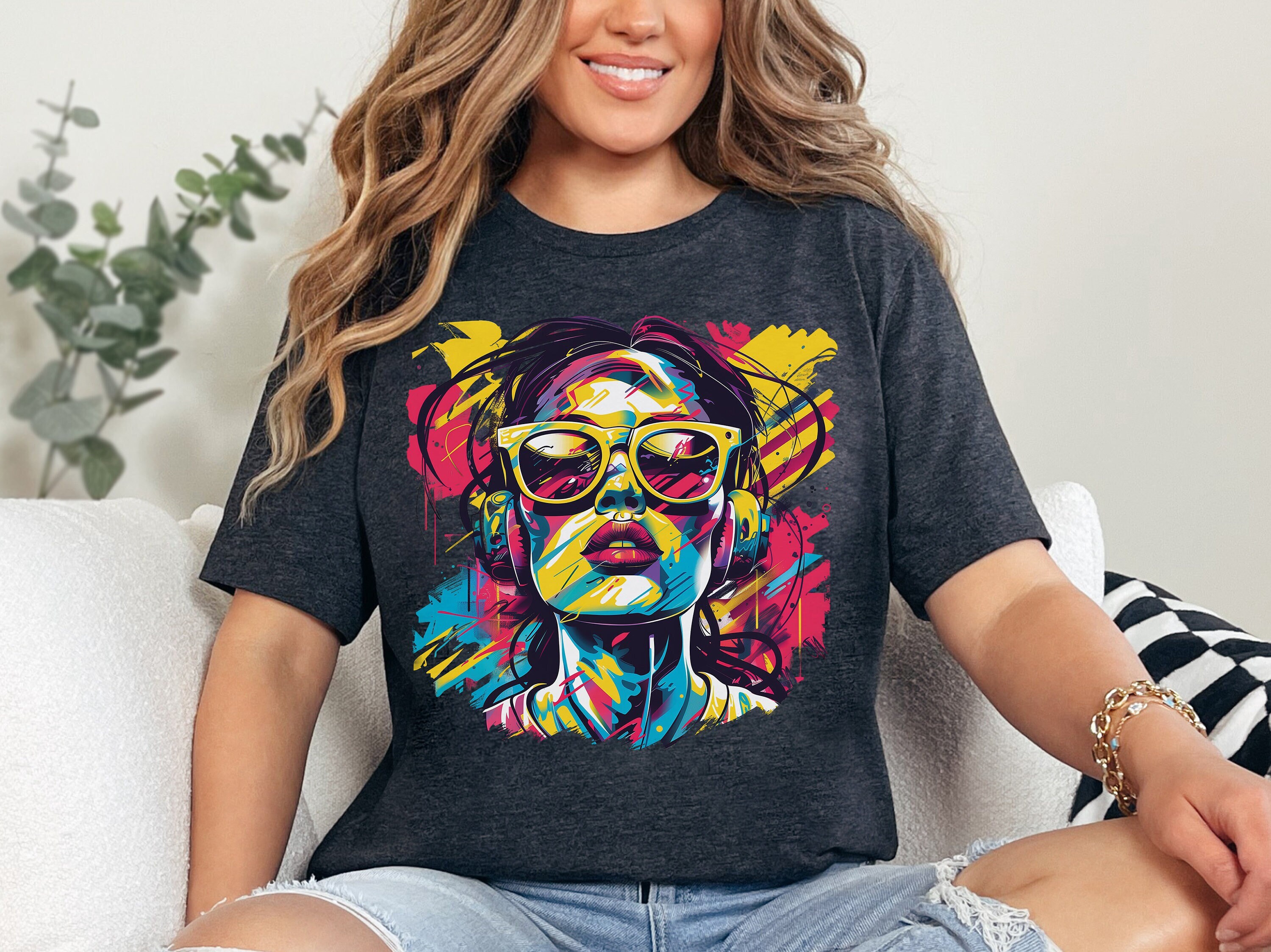 Urban Chic Tee, Urban Street Art Shirt, Street Style T-shirt, Graphic ...