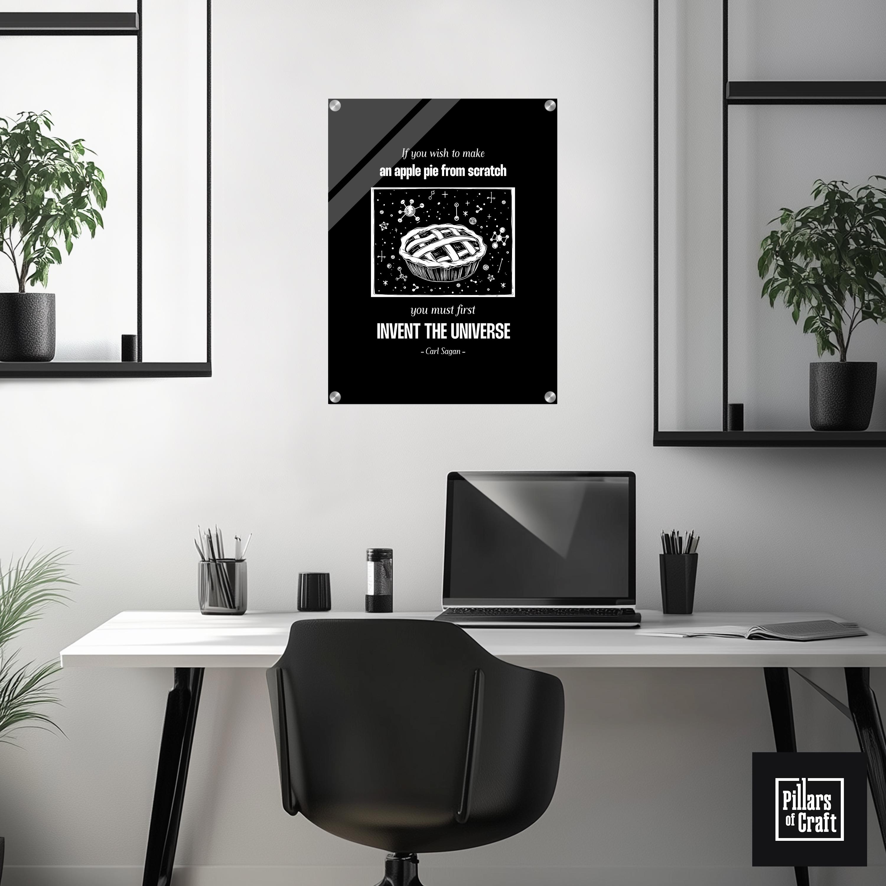 Invent the Universe Carl Sagan Poster, Carl Sagan Poster, Universe ...