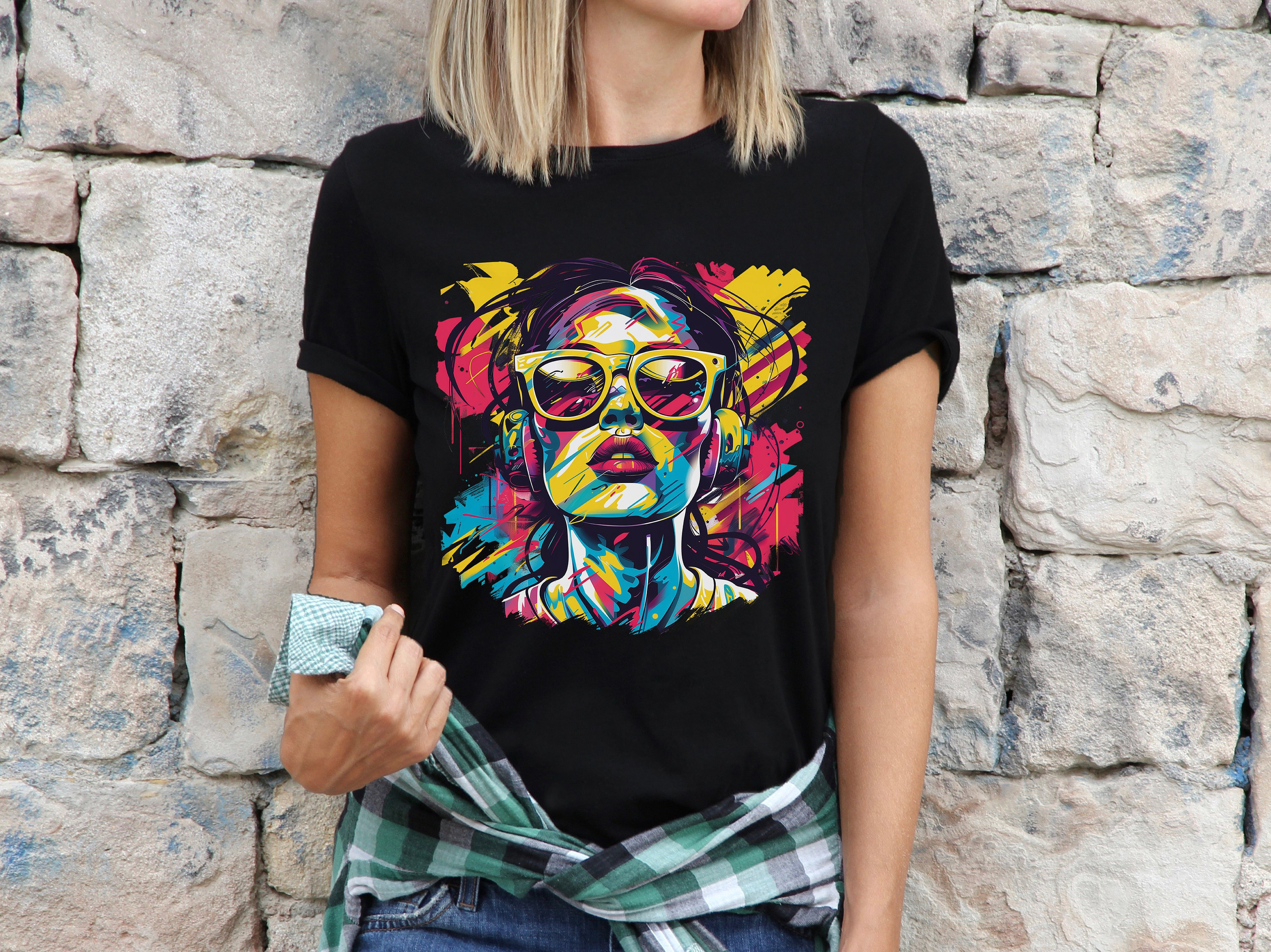 Urban Chic Tee, Urban Street Art Shirt, Street Style T-shirt, Graphic ...