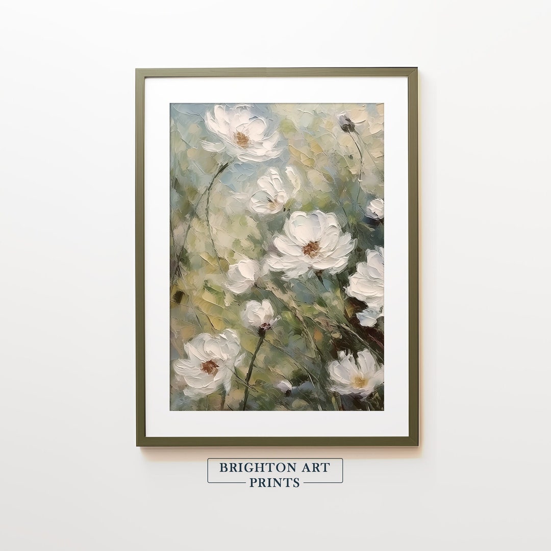 Printable Vintage Spring Flowers Print Oil Painting, Floral Still Life ...