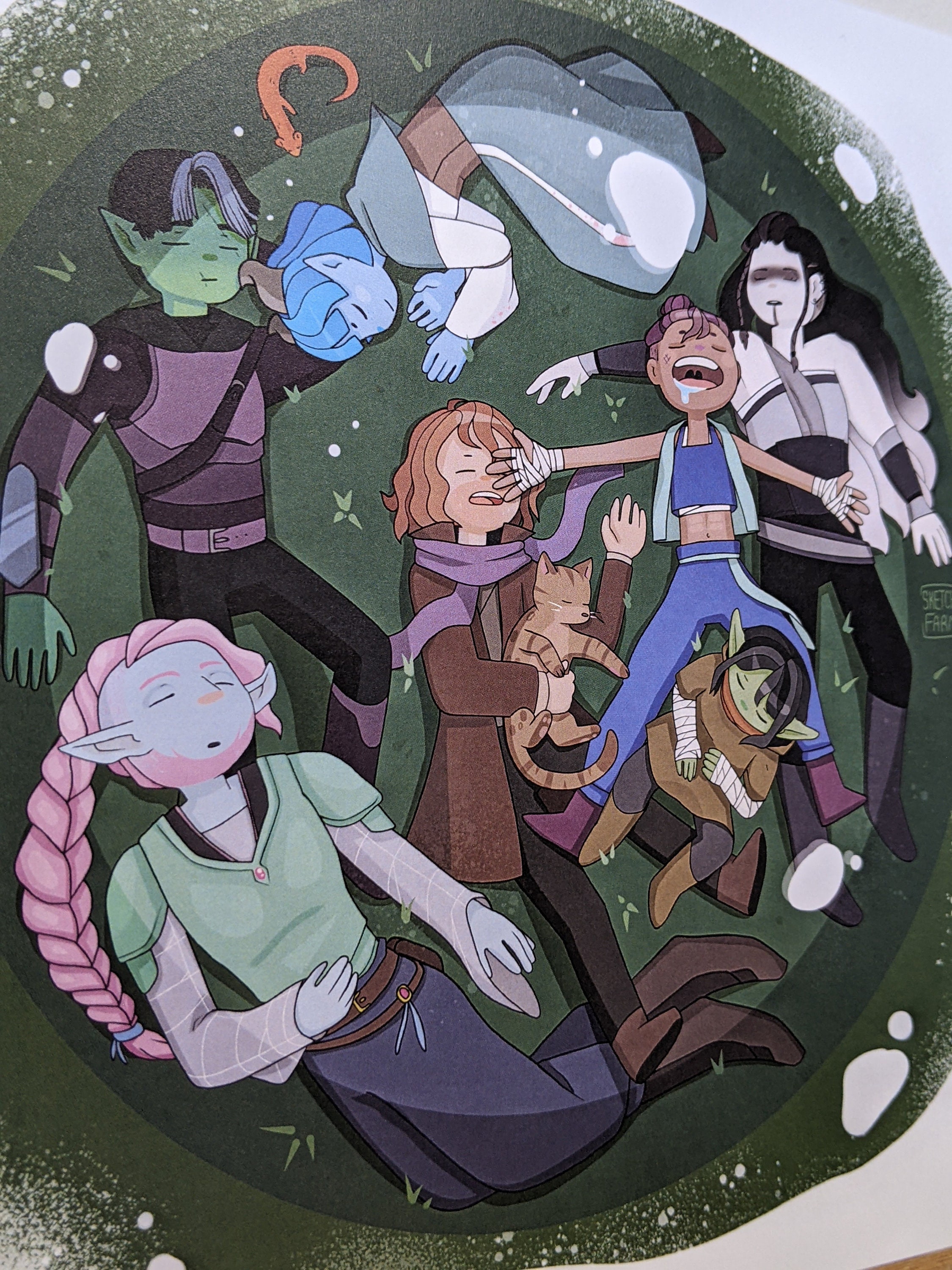 Caleb Widogast's Dome Print Critical Role the Mighty Nein Cozy Dnd Art ...
