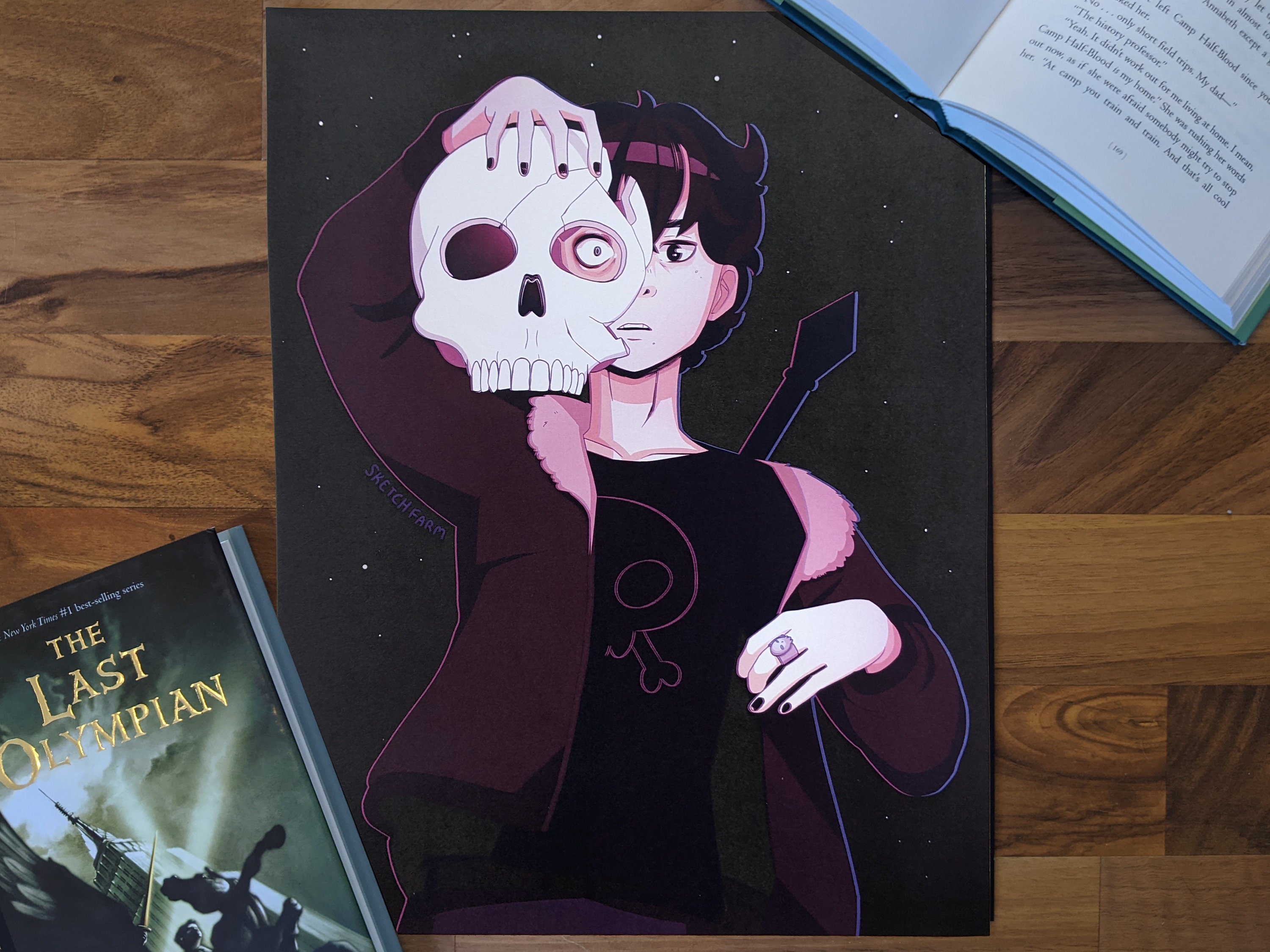 Nico Di Angelo Art Print | Percy Jackson - Etsy