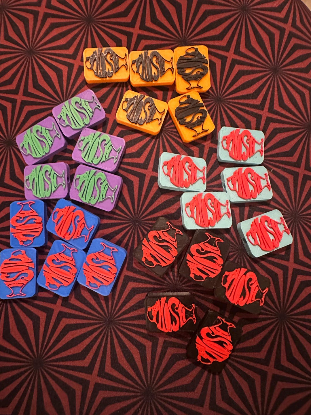 Phish Fish Logo 3D Printed Kandi Beads 10 Pack - Etsy