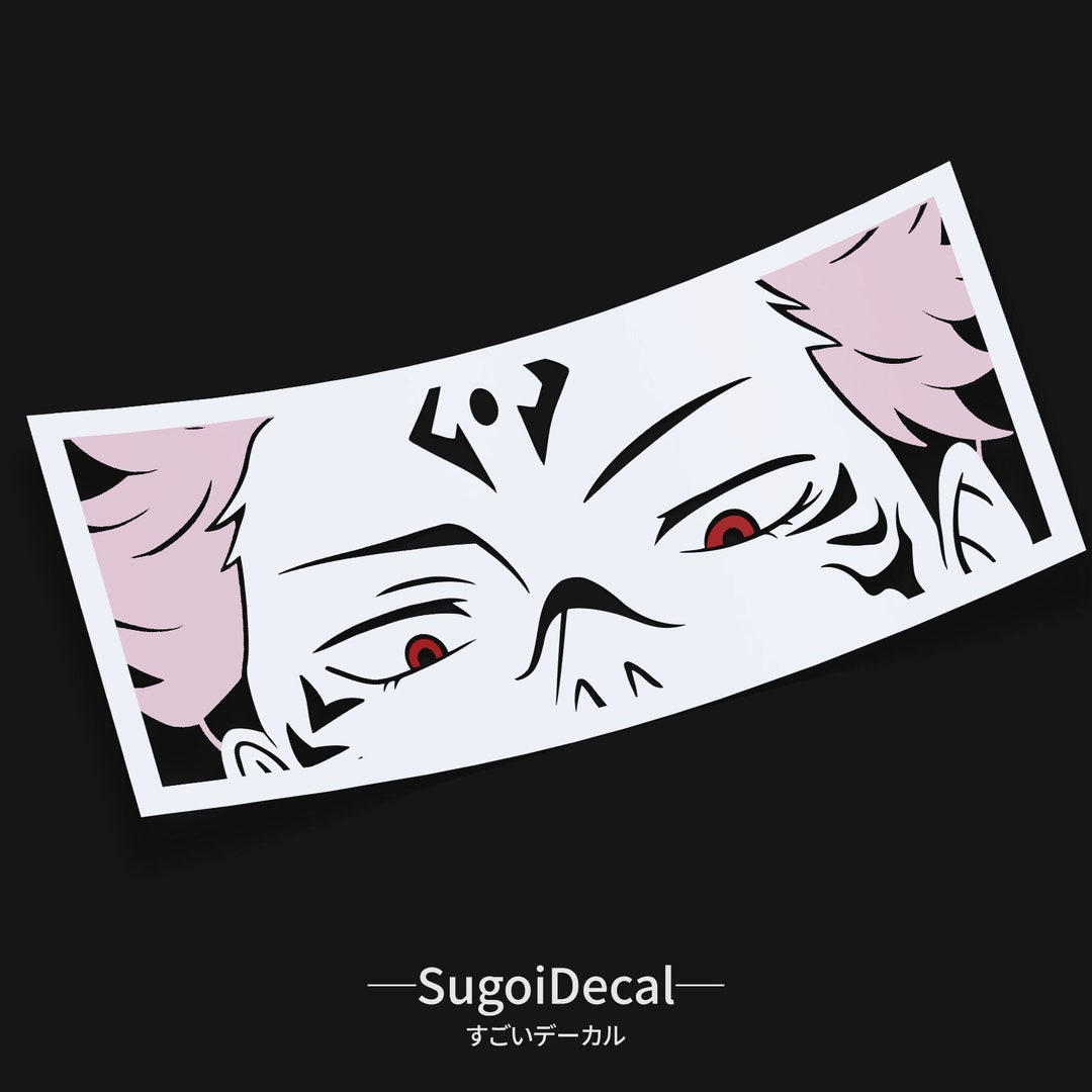 Sukuna // Waterproof Decal - Etsy