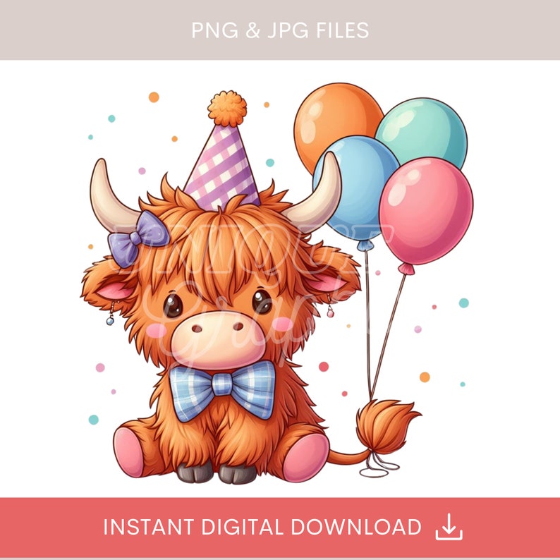 Cow Birthday Png, Birthday Highland Cow Png, Highland Cow Shirt Design ...