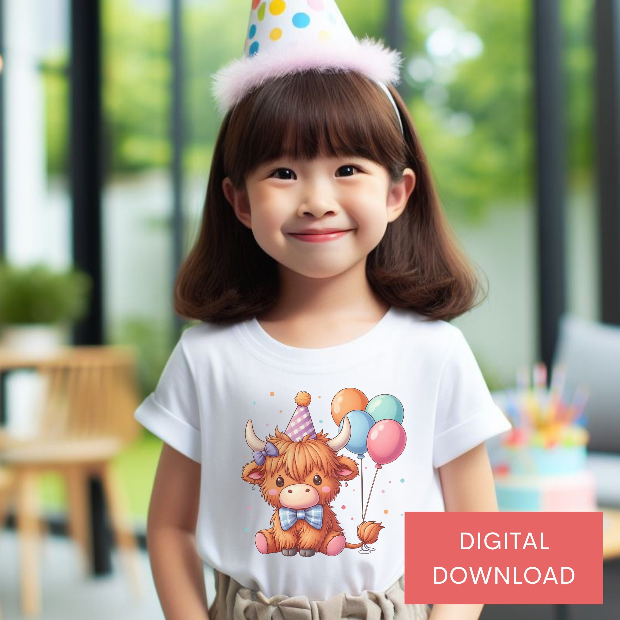 Cow Birthday Png, Birthday Highland Cow Png, Highland Cow Shirt Design ...