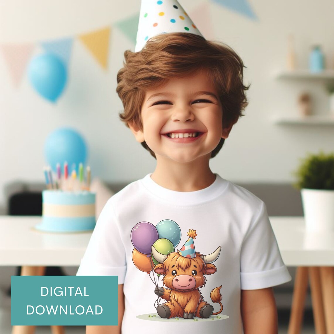 Cow Birthday Png, Birthday Highland Cow Png, Highland Cow Shirt Design ...