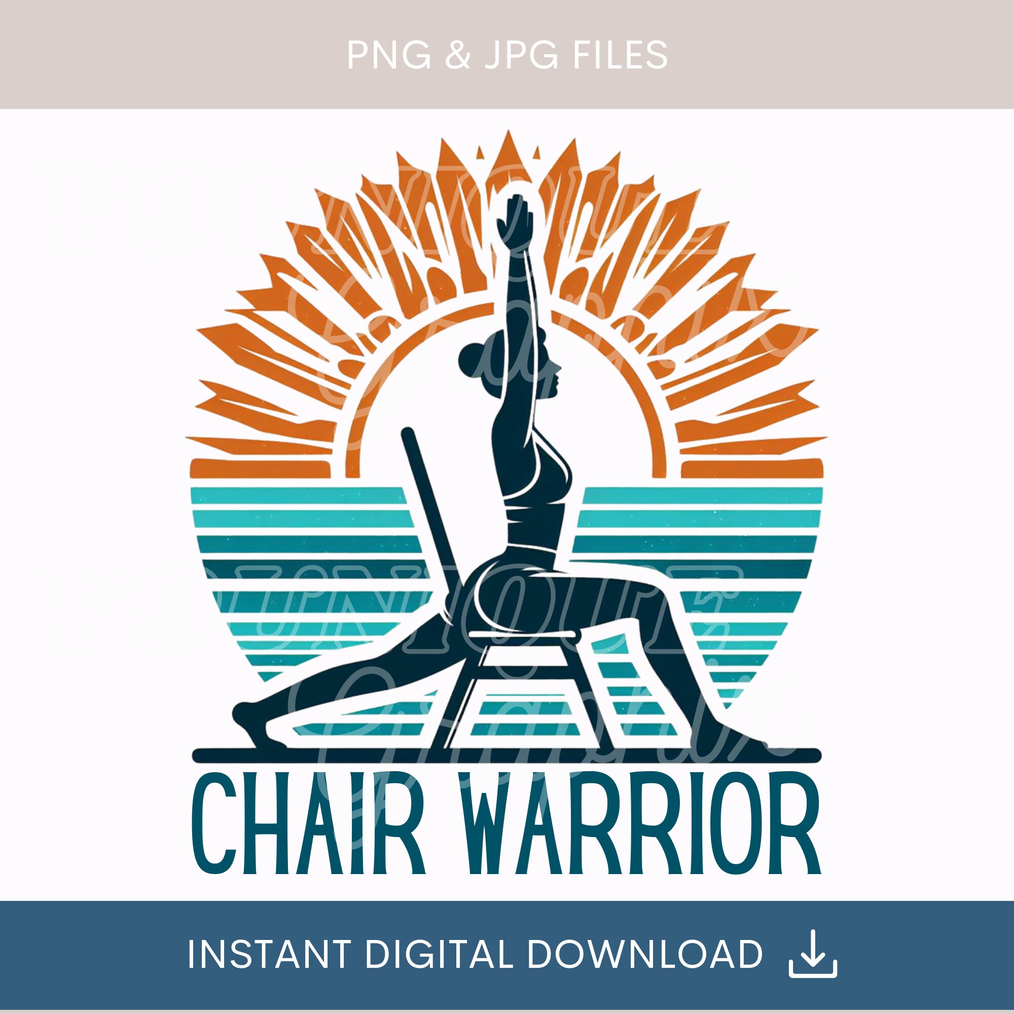 Chair Yoga Warrior PNG Chair Yoga Exercises Postures Poses Workout ...