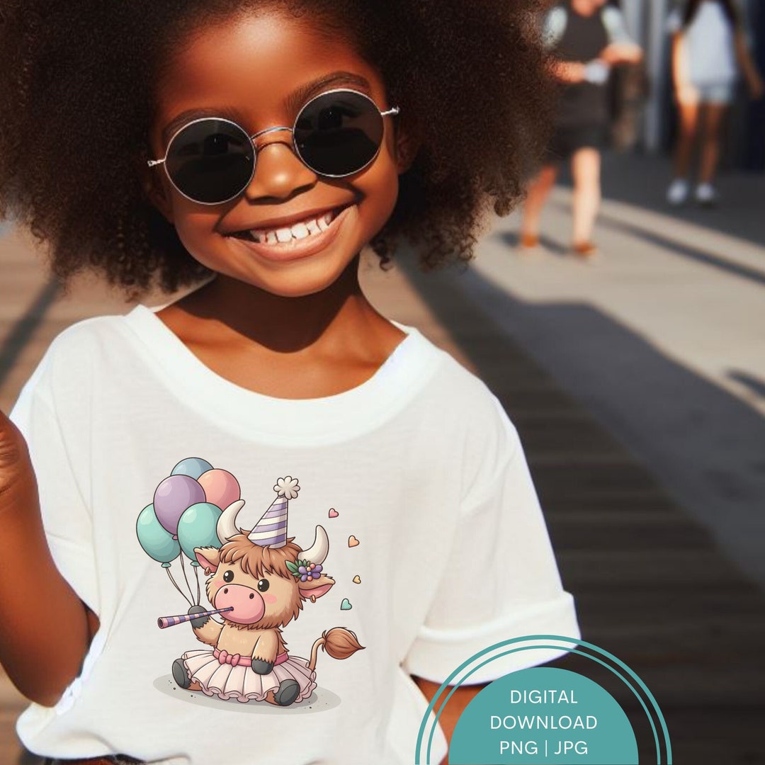 Cow Birthday Png, Birthday Highland Cow Png, Highland Cow Shirt Design ...