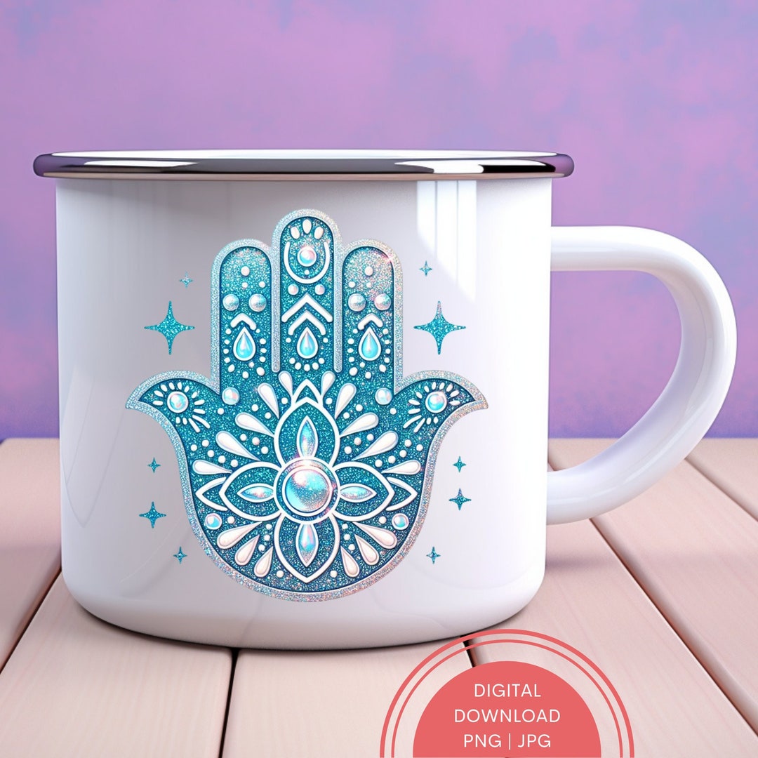 Evil Eye Hamsa Hand of Fatima Design PNG Graphic Design Digital Files ...