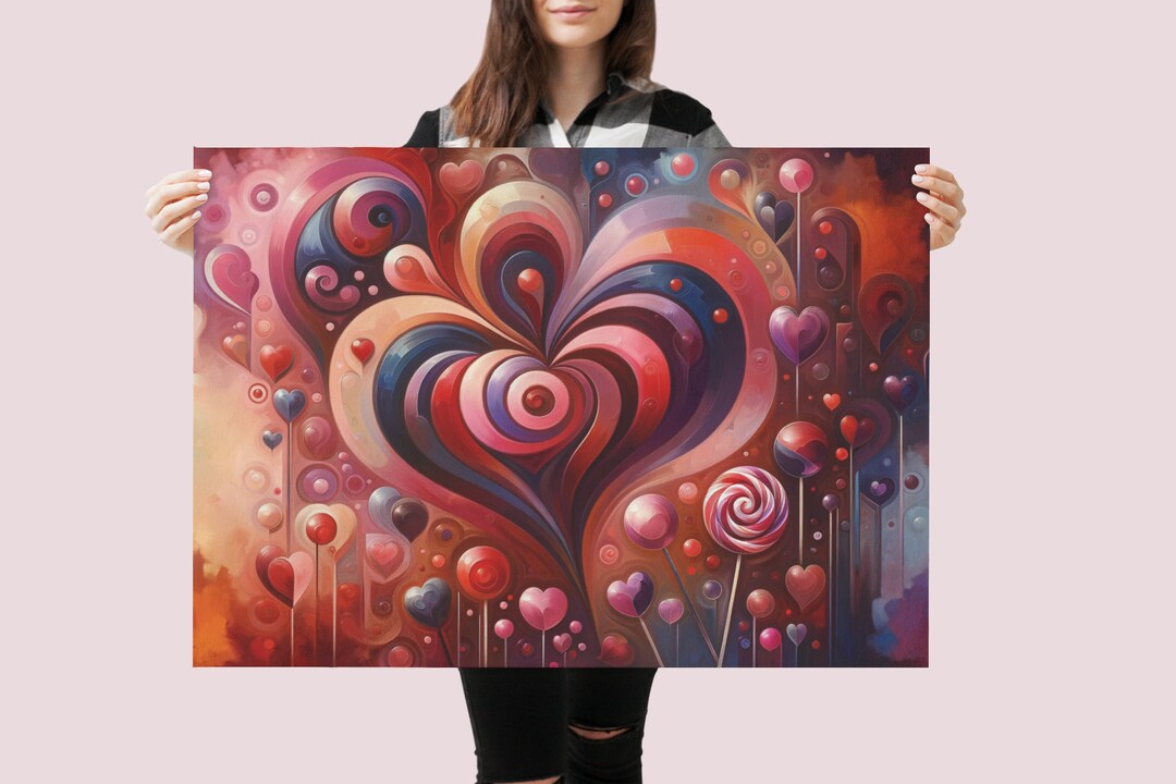 Heartstrings in Harmony - Harmony of Hearts - Valentine's Day - Digital ...