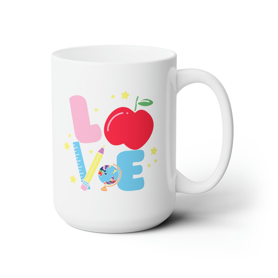 Teacher Appreciation Coffee Mug, Teach, Love, Inspire Design, Perfect ...