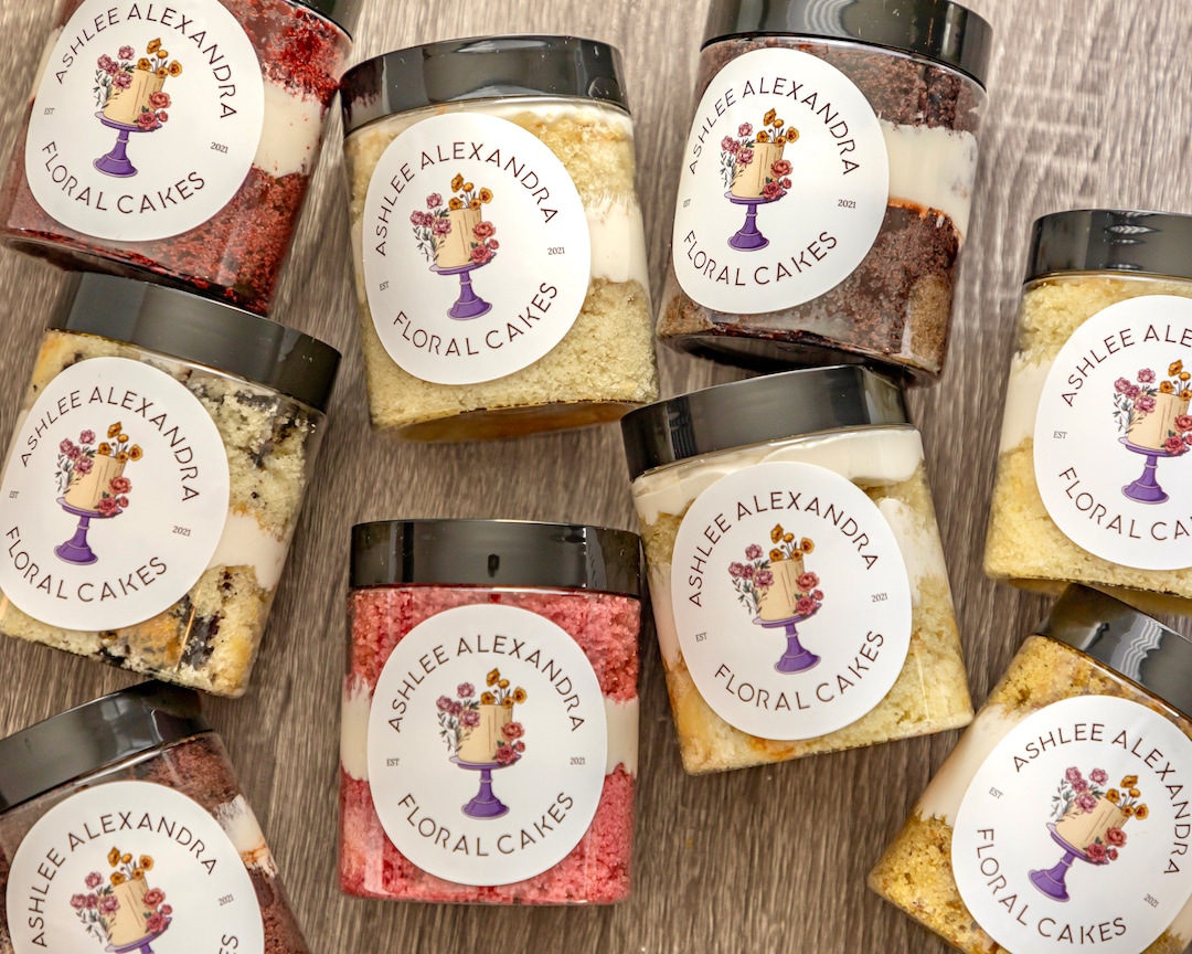 Cake Jars- 6 Pack- Weddingfavors,birthdaycake, Birthdaygift, Dessert ...